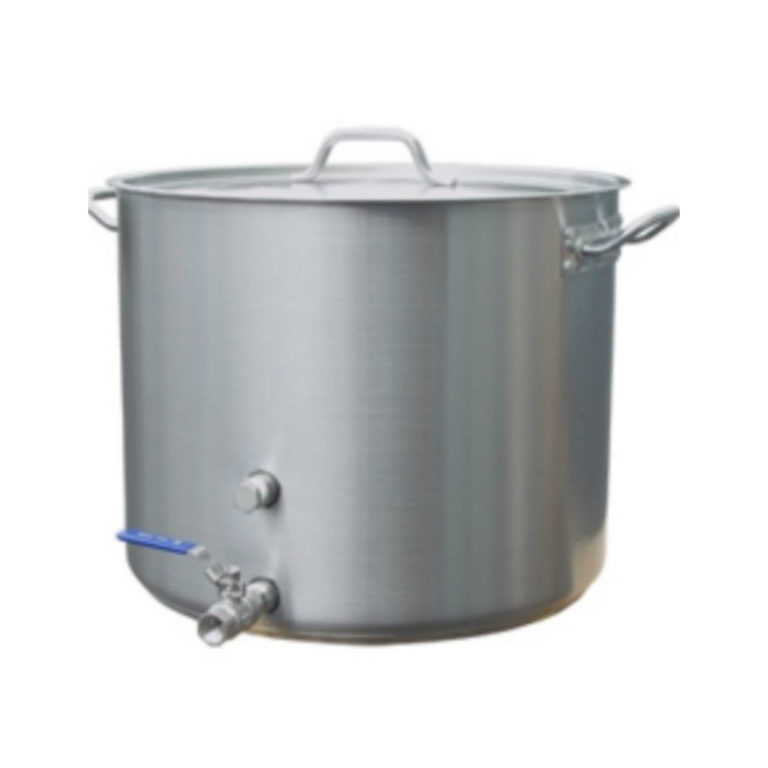 Stock Pot with Valve & Lid, Commercial Stockpot, Large Stock Pot